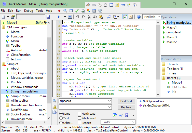 Quick Macros - MultiON Consulting